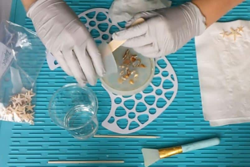 Seashells In Resin Coasters - All DIY Crafts